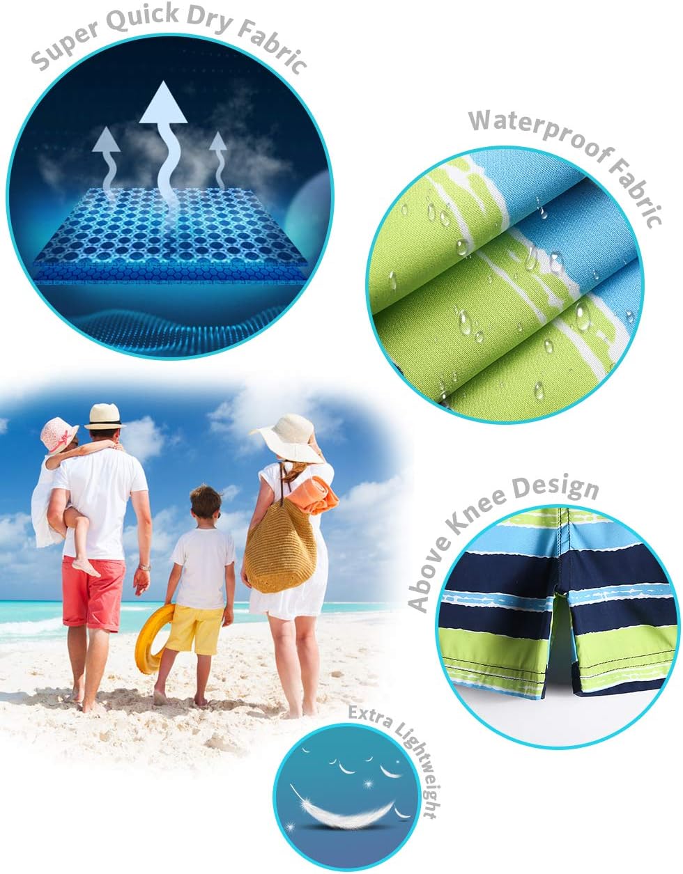 maamgic Swim Trunks Boys Toddler Bathing Suits for Kids Swimwear Baby ...