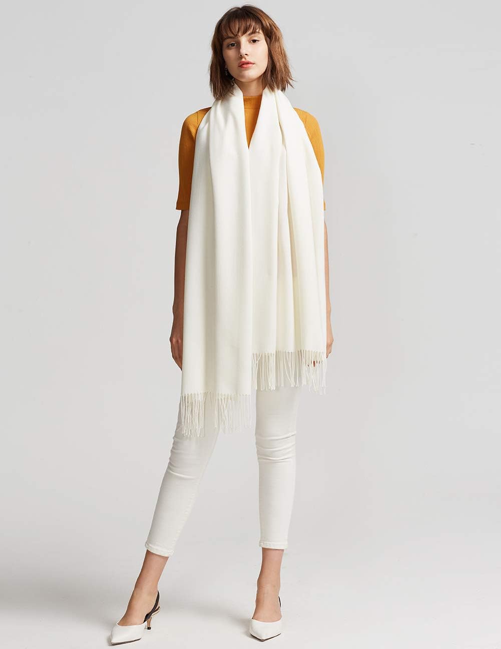 maamgic Women’s Scarf Pashmina Shawls and Wraps for Evening Dresses ...