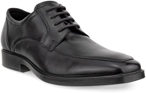 ECCO Mens Milan Apron Toe Tie(Black) - ECCO Shoes Sale