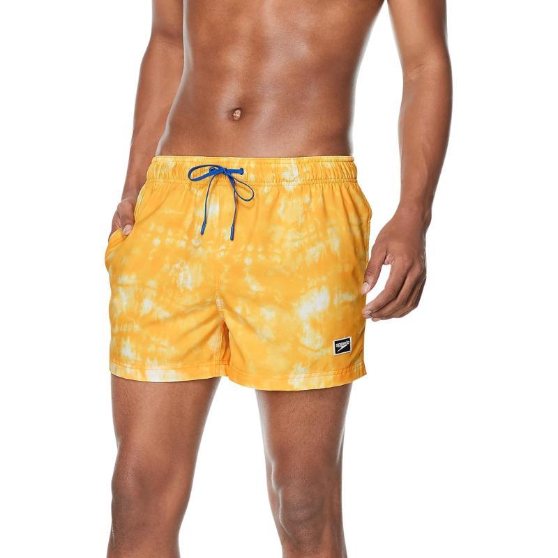 Speedo Men’s Swim Trunk Short Length Redondo Printed(Tie Dye Lemon ...
