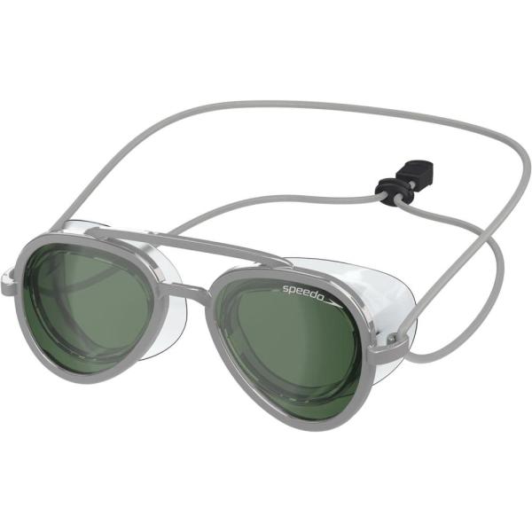 Speedo Unisex-Adult Swim Goggles Sunny G(Mariner Siliver/Emerald/Silver ...