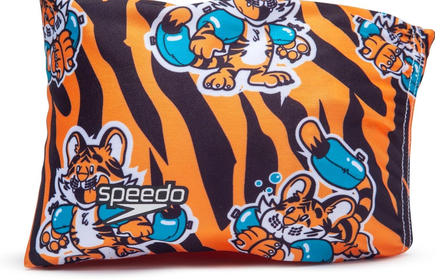Speedo unisex-child Swim Arm Bands Begin to Swim(Flu Orange Tiger ...